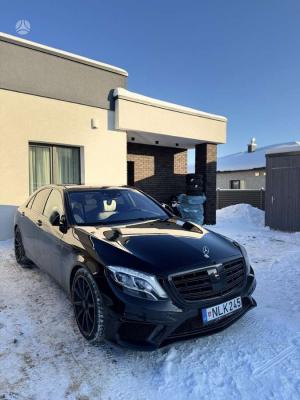 Melns Mercedes-Benz S 350 2014 Viļņa, ar dzinēja tilpumu 2.99 L un nobraukumu 270 tūkst. km par 26000 €, foto  vietnē AUTOMOTO.COM.LV
