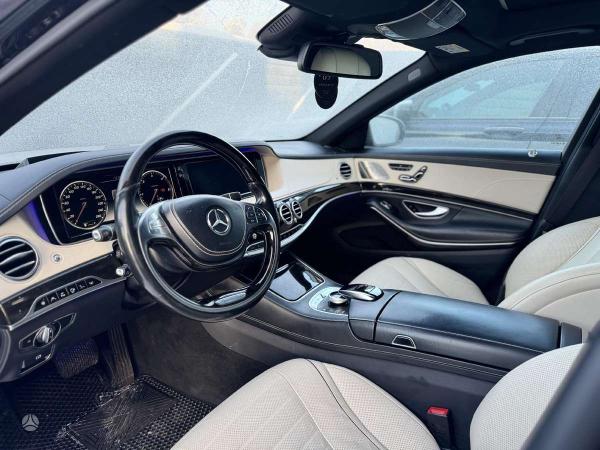 Melns Mercedes-Benz S 350 2014 Viļņa, ar dzinēja tilpumu 2.99 L un nobraukumu 270 tūkst. km par 26000 €, foto 8 vietnē AUTOMOTO.COM.LV