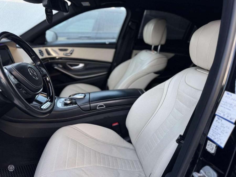 Melns Mercedes-Benz S 350 2014 Viļņa, ar dzinēja tilpumu 2.99 L un nobraukumu 270 tūkst. km par 26000 €, foto 9 vietnē AUTOMOTO.COM.LV