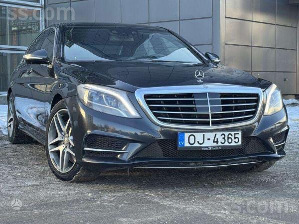 Melns Mercedes-Benz S 350 2014 Rīga, ar dzinēja tilpumu 3.00 L un nobraukumu 220 tūkst. km par 21850 €, foto 1 vietnē AUTOMOTO.COM.LV