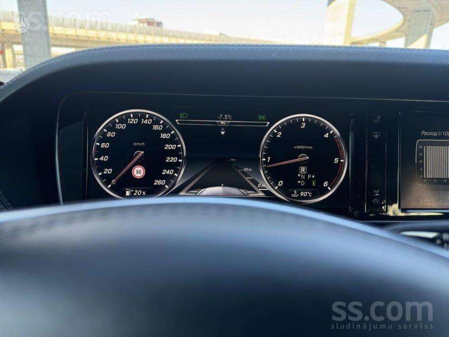 Melns Mercedes-Benz S 350 2014 Rīga, ar dzinēja tilpumu 3.00 L un nobraukumu 220 tūkst. km par 21850 €, foto 22 vietnē AUTOMOTO.COM.LV