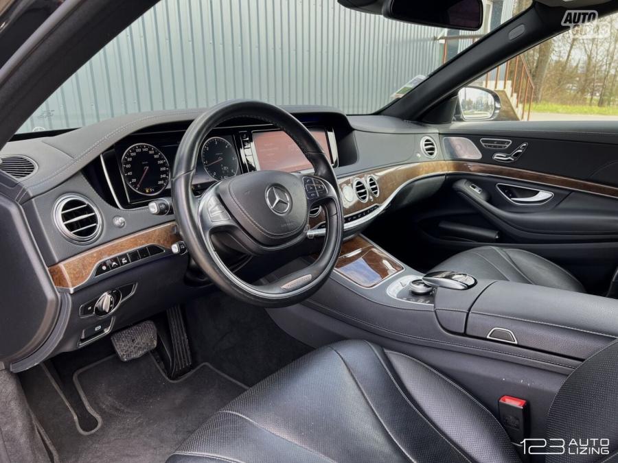 Melns Mercedes-Benz S 350 2014 Tauragė, ar dzinēja tilpumu 3.00 L un nobraukumu 225 tūkst. km par 19900 €, foto 11 vietnē AUTOMOTO.COM.LV