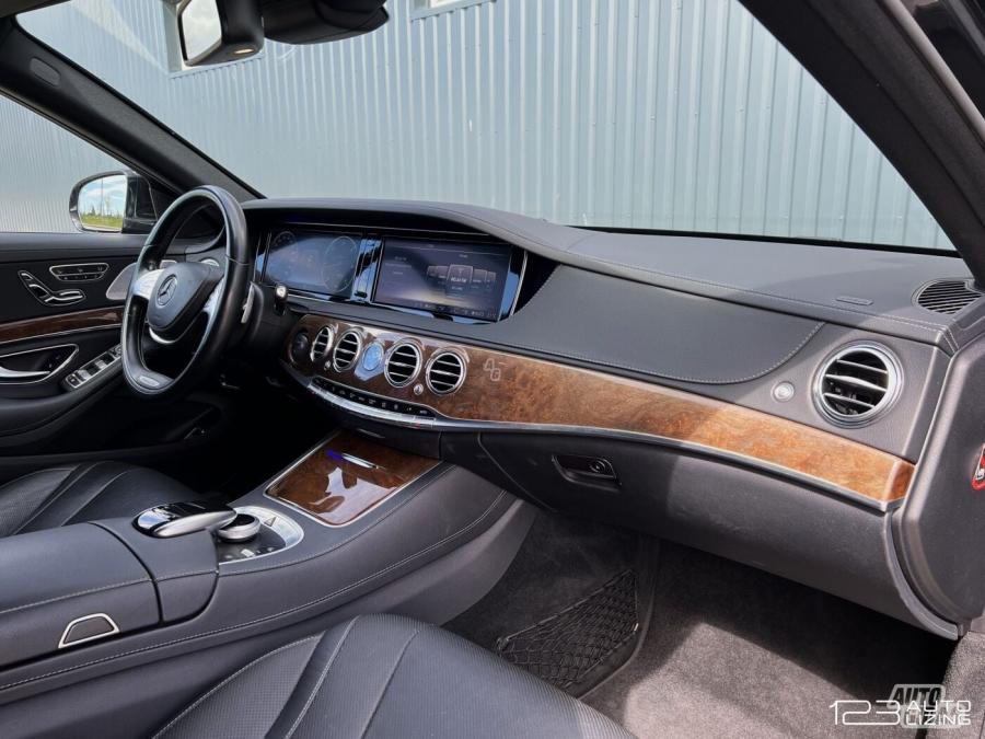 Melns Mercedes-Benz S 350 2014 Tauragė, ar dzinēja tilpumu 3.00 L un nobraukumu 225 tūkst. km par 19900 €, foto 13 vietnē AUTOMOTO.COM.LV