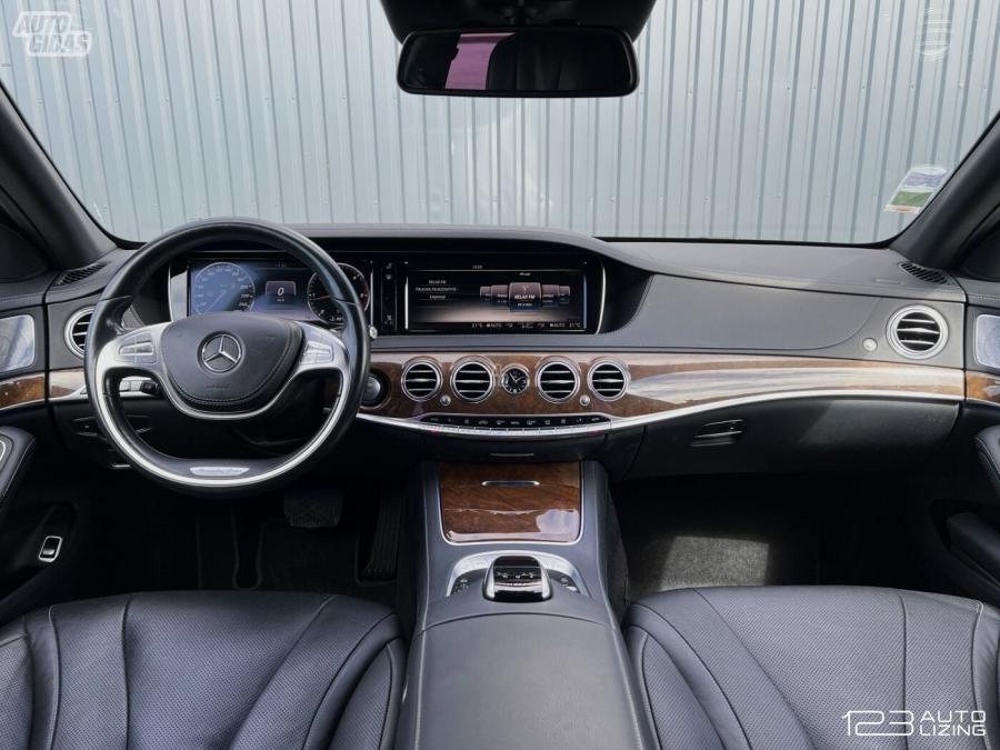 Melns Mercedes-Benz S 350 2014 Tauragė, ar dzinēja tilpumu 3.00 L un nobraukumu 225 tūkst. km par 19900 €, foto 15 vietnē AUTOMOTO.COM.LV