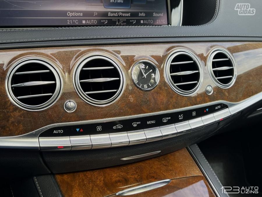 Melns Mercedes-Benz S 350 2014 Tauragė, ar dzinēja tilpumu 3.00 L un nobraukumu 225 tūkst. km par 19900 €, foto 20 vietnē AUTOMOTO.COM.LV