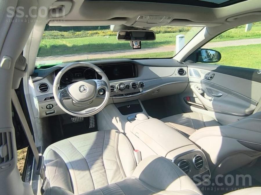 Melns Mercedes-Benz S 350 2014 Rīga, ar dzinēja tilpumu 3.00 L un nobraukumu 250 tūkst. km par 19500 €, foto 7 vietnē AUTOMOTO.COM.LV