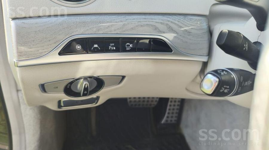 Melns Mercedes-Benz S 350 2014 Rīga, ar dzinēja tilpumu 3.00 L un nobraukumu 250 tūkst. km par 19500 €, foto 13 vietnē AUTOMOTO.COM.LV
