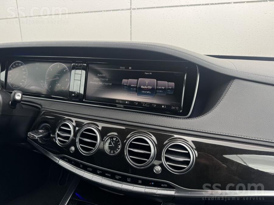 Melns Mercedes-Benz S 350 2014 Rīga, ar dzinēja tilpumu 3.00 L un nobraukumu 225 tūkst. km par 20750 €, foto 8 vietnē AUTOMOTO.COM.LV