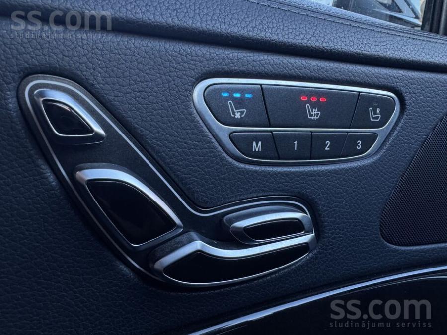 Melns Mercedes-Benz S 350 2014 Rīga, ar dzinēja tilpumu 3.00 L un nobraukumu 225 tūkst. km par 20750 €, foto 21 vietnē AUTOMOTO.COM.LV