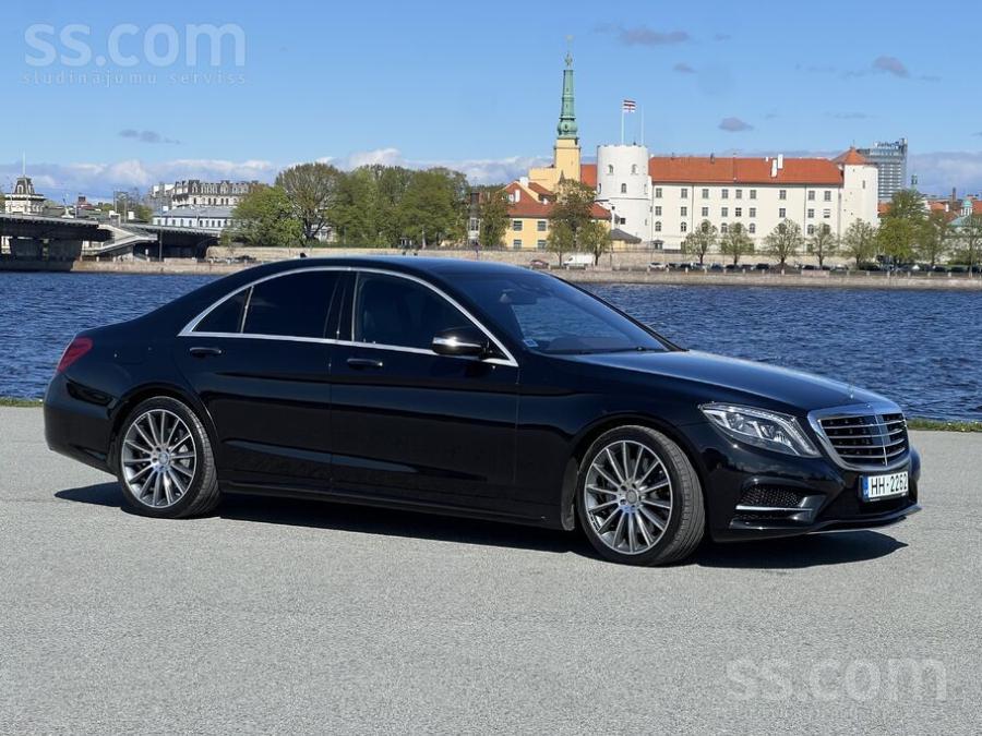 Melns Mercedes-Benz S 350 2014 Rīga, ar dzinēja tilpumu 3.00 L un nobraukumu 172 tūkst. km par 31000 €, foto 1 vietnē AUTOMOTO.COM.LV