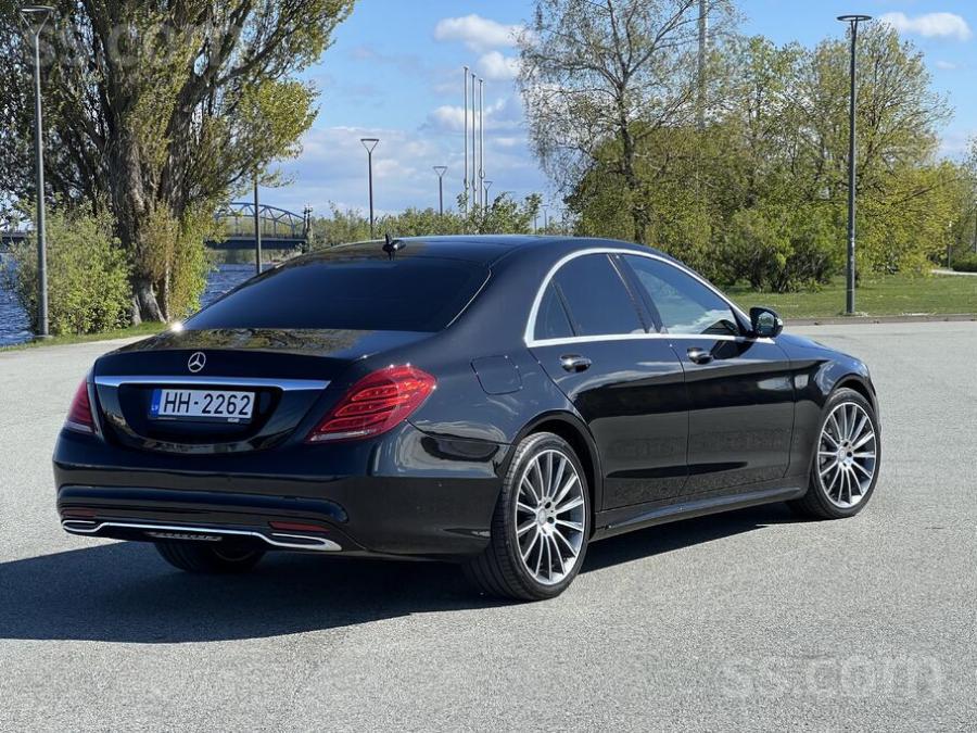 Melns Mercedes-Benz S 350 2014 Rīga, ar dzinēja tilpumu 3.00 L un nobraukumu 172 tūkst. km par 31000 €, foto 5 vietnē AUTOMOTO.COM.LV