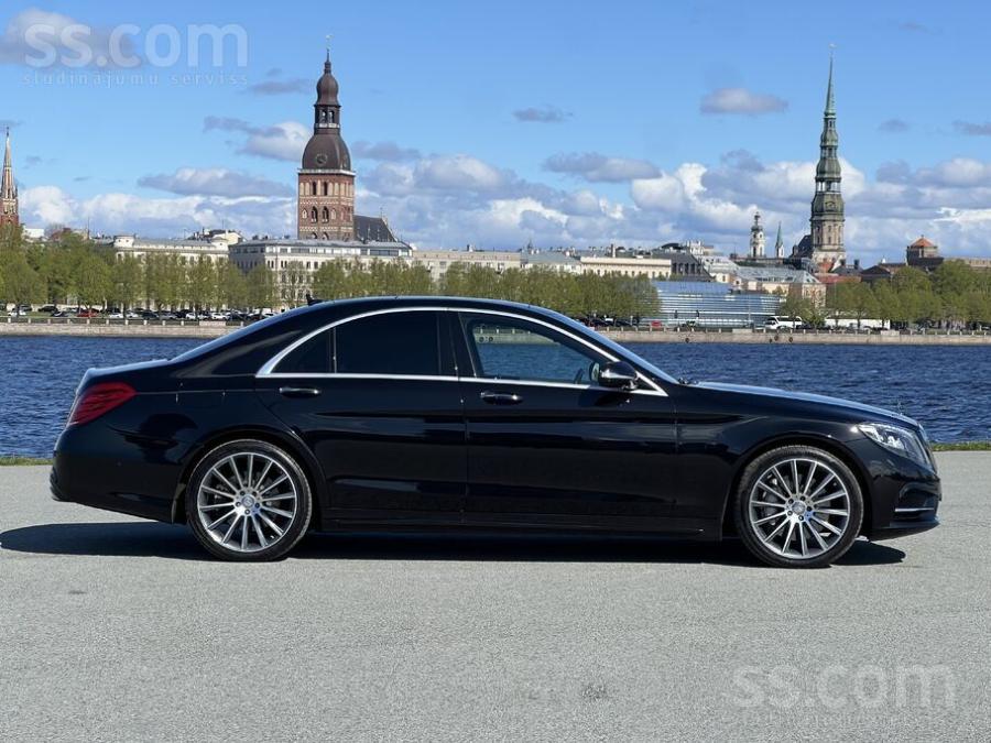 Melns Mercedes-Benz S 350 2014 Rīga, ar dzinēja tilpumu 3.00 L un nobraukumu 172 tūkst. km par 31000 €, foto 9 vietnē AUTOMOTO.COM.LV