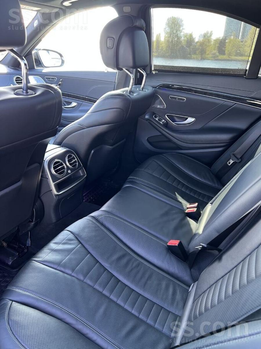 Melns Mercedes-Benz S 350 2014 Rīga, ar dzinēja tilpumu 3.00 L un nobraukumu 172 tūkst. km par 31000 €, foto 11 vietnē AUTOMOTO.COM.LV