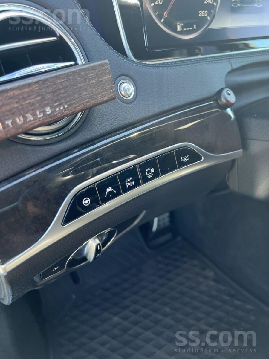 Melns Mercedes-Benz S 350 2014 Rīga, ar dzinēja tilpumu 3.00 L un nobraukumu 172 tūkst. km par 31000 €, foto 13 vietnē AUTOMOTO.COM.LV