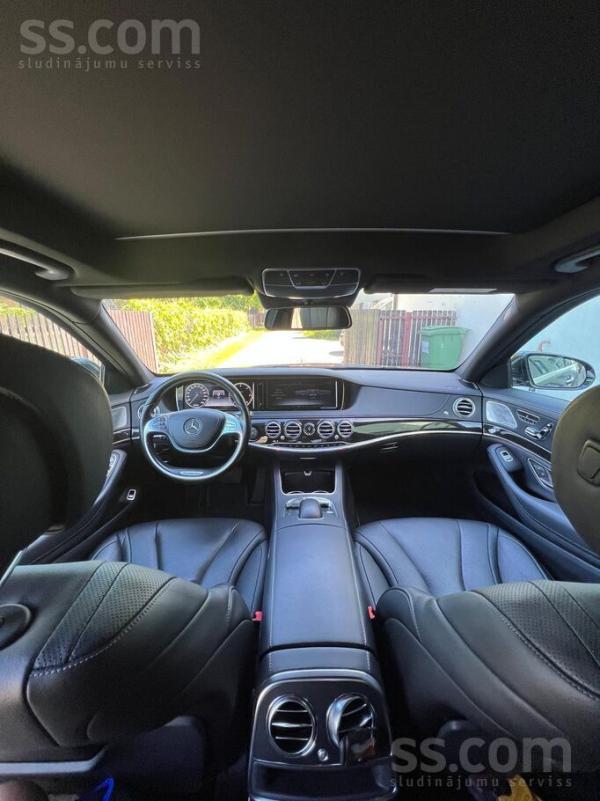 Melns Mercedes-Benz S 350 2014 Rīga, ar dzinēja tilpumu 3.00 L un nobraukumu 160 tūkst. km par 28000 €, foto 3 vietnē AUTOMOTO.COM.LV