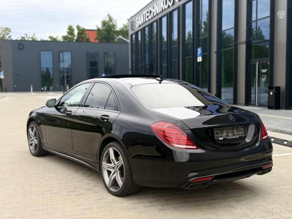Melns Mercedes-Benz S 350 2014 Viļņa, ar dzinēja tilpumu 2.99 L un nobraukumu 420 tūkst. km par 21800 €, foto 6 vietnē AUTOMOTO.COM.LV