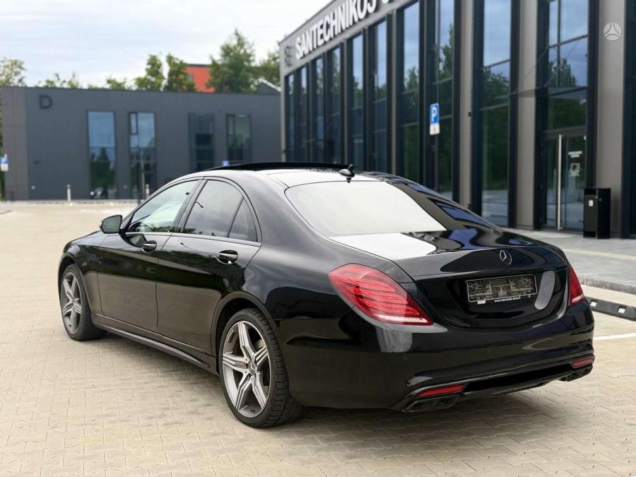 Melns Mercedes-Benz S 350 2014 Viļņa, ar dzinēja tilpumu 2.99 L un nobraukumu 420 tūkst. km par 21800 €, foto 7 vietnē AUTOMOTO.COM.LV
