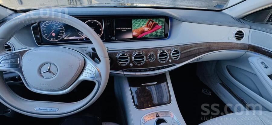 Melns Mercedes-Benz S 350 2014 Rīga, ar dzinēja tilpumu 3.00 L un nobraukumu 240 tūkst. km par 22500 €, foto 10 vietnē AUTOMOTO.COM.LV