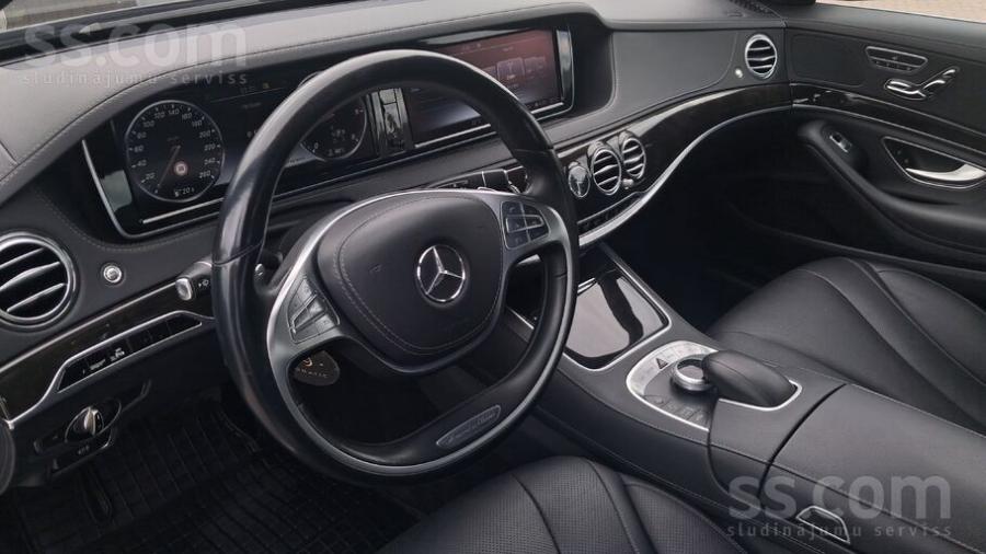 Melns Mercedes-Benz S 350 2014 Rīga, ar dzinēja tilpumu 3.00 L un nobraukumu 0 tūkst. km par 23500 €, foto 4 vietnē AUTOMOTO.COM.LV
