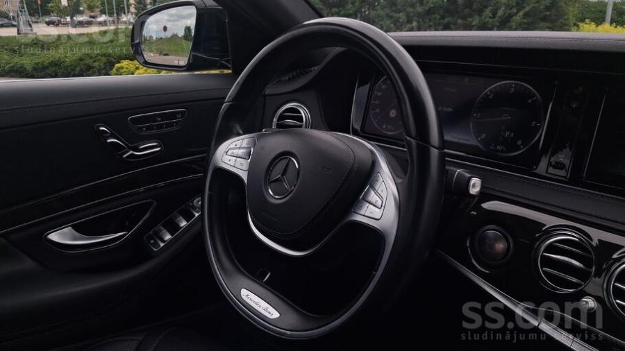 Melns Mercedes-Benz S 350 2014 Rīga, ar dzinēja tilpumu 3.00 L un nobraukumu 0 tūkst. km par 23500 €, foto 20 vietnē AUTOMOTO.COM.LV