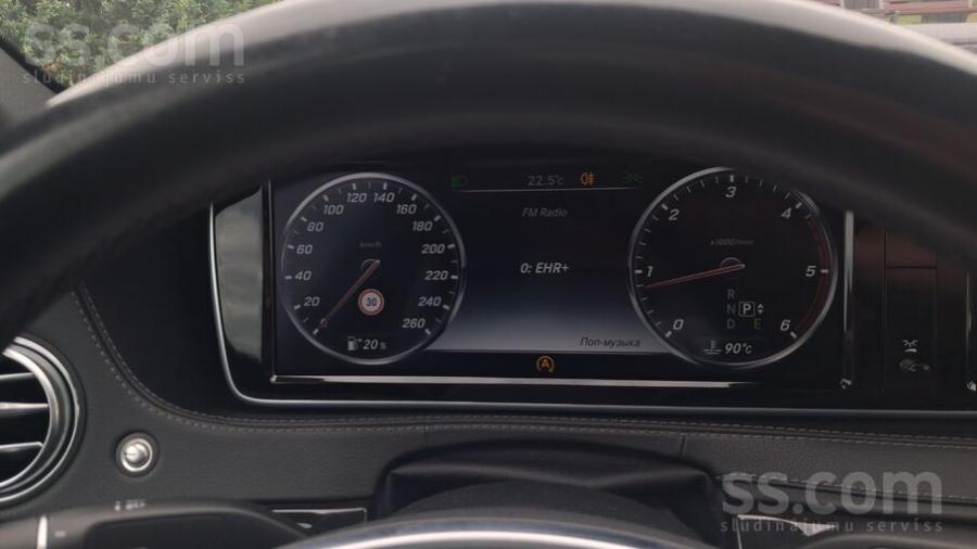 Melns Mercedes-Benz S 350 2014 Rīga, ar dzinēja tilpumu 3.00 L un nobraukumu 0 tūkst. km par 23500 €, foto 21 vietnē AUTOMOTO.COM.LV