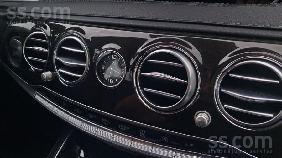 Melns Mercedes-Benz S 350 2014 Rīga, ar dzinēja tilpumu 3.00 L un nobraukumu 0 tūkst. km par 23500 €, foto 33 vietnē AUTOMOTO.COM.LV