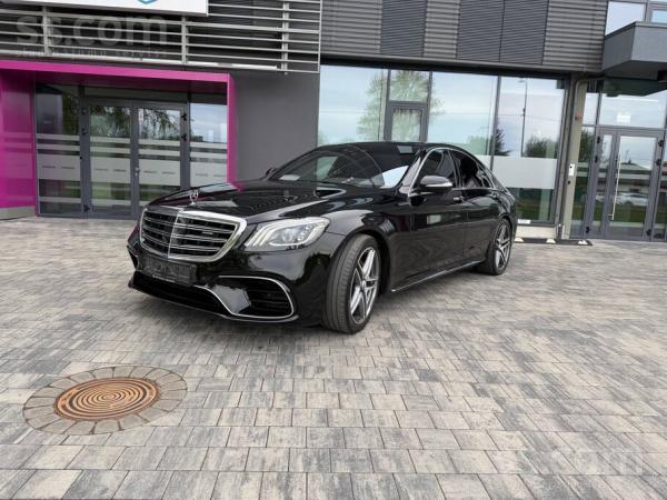 Black Mercedes-Benz S 350 2014 in Riga, with an engine capacity of 3.00 L and mileage of 180 thousand km for 36900 €, photo 1 on AUTOMOTO.COM.LV