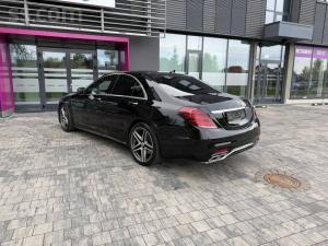 Black Mercedes-Benz S 350 2014 in Riga, with an engine capacity of 3.00 L and mileage of 180 thousand km for 36900 €, photo 5 on AUTOMOTO.COM.LV