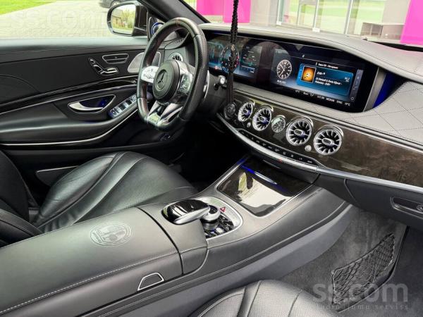 Black Mercedes-Benz S 350 2014 in Riga, with an engine capacity of 3.00 L and mileage of 180 thousand km for 36900 €, photo 6 on AUTOMOTO.COM.LV