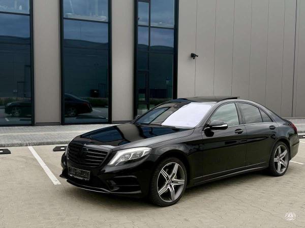Melns Mercedes-Benz S 350 2014 Viļņa, ar dzinēja tilpumu 2.99 L un nobraukumu 390 tūkst. km par 20500 €, foto 1 vietnē AUTOMOTO.COM.LV