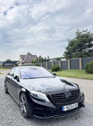 Black Mercedes-Benz S 350 2014 in Vilnius, with an engine capacity of 2.99 L and mileage of 390 thousand km for 20500 €, photo 4 on AUTOMOTO.COM.LV
