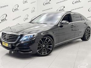 Black Mercedes-Benz S 350 2014 in Vilnius, with an engine capacity of 2.99 L and mileage of 455 thousand km for 15900 €, photo  on AUTOMOTO.COM.LV