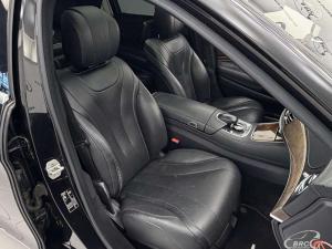Black Mercedes-Benz S 350 2014 in Vilnius, with an engine capacity of 2.99 L and mileage of 455 thousand km for 15900 €, photo 10 on AUTOMOTO.COM.LV