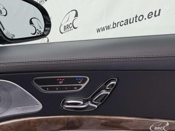 Black Mercedes-Benz S 350 2014 in Vilnius, with an engine capacity of 2.99 L and mileage of 455 thousand km for 15900 €, photo 10 on AUTOMOTO.COM.LV