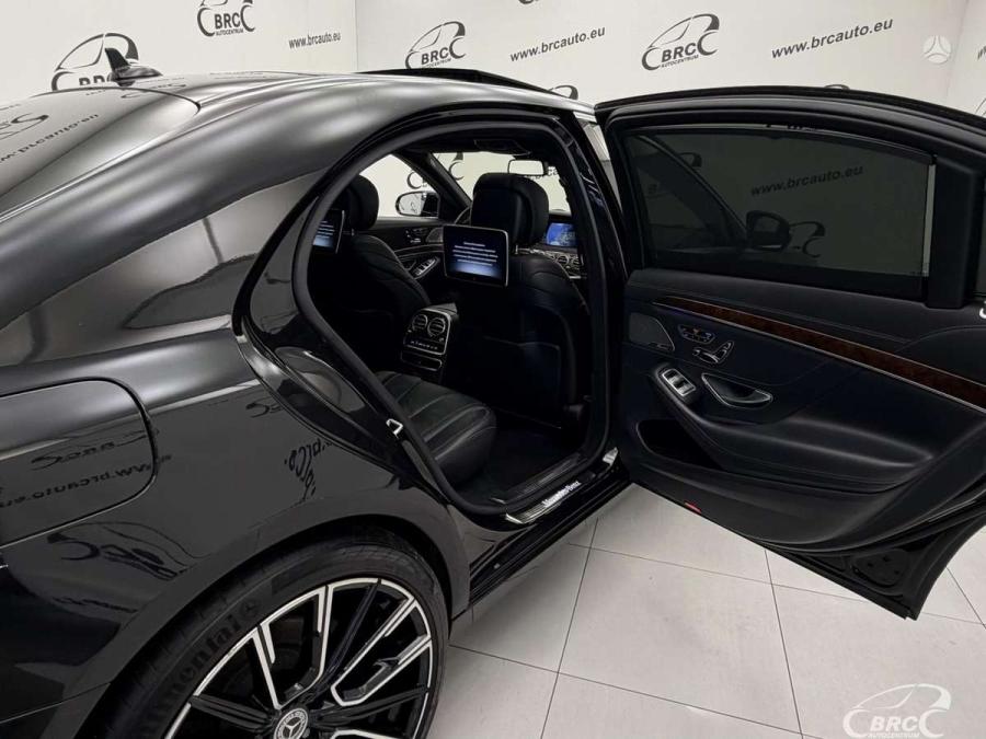 Black Mercedes-Benz S 350 2014 in Vilnius, with an engine capacity of 2.99 L and mileage of 455 thousand km for 15900 €, photo 15 on AUTOMOTO.COM.LV