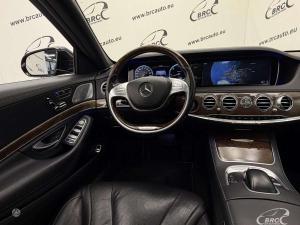 Black Mercedes-Benz S 350 2014 in Vilnius, with an engine capacity of 2.99 L and mileage of 455 thousand km for 15900 €, photo 19 on AUTOMOTO.COM.LV