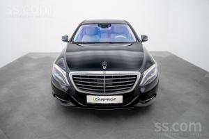 Black Mercedes-Benz S 350 2014 in Tallinn, with an engine capacity of 3.00 L and mileage of 142 thousand km for 24999 €, photo 3 on AUTOMOTO.COM.LV