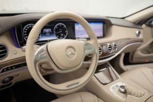Black Mercedes-Benz S 350 2014 in Tallinn, with an engine capacity of 3.00 L and mileage of 142 thousand km for 24999 €, photo 9 on AUTOMOTO.COM.LV