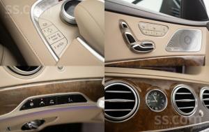 Black Mercedes-Benz S 350 2014 in Tallinn, with an engine capacity of 3.00 L and mileage of 142 thousand km for 24999 €, photo 17 on AUTOMOTO.COM.LV