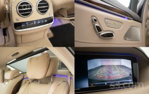 Black Mercedes-Benz S 350 2014 in Tallinn, with an engine capacity of 3.00 L and mileage of 142 thousand km for 24999 €, photo 18 on AUTOMOTO.COM.LV
