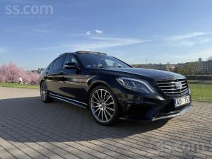 Melns Mercedes-Benz S 350 2014 Rīga, ar dzinēja tilpumu 3.00 L un nobraukumu 165 tūkst. km par 25000 €, foto  vietnē AUTOMOTO.COM.LV