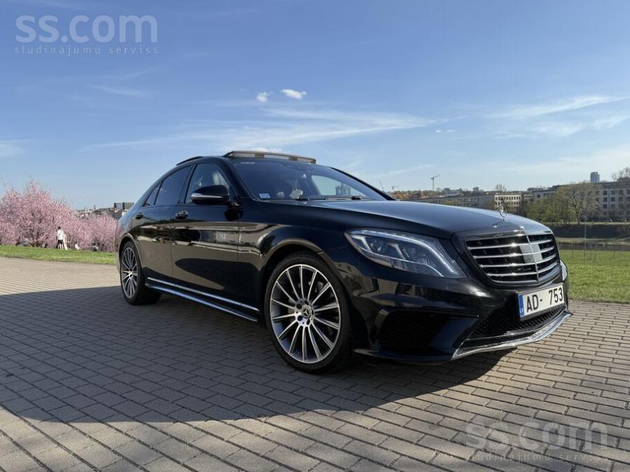 Melns Mercedes-Benz S 350 2014 Rīga, ar dzinēja tilpumu 3.00 L un nobraukumu 165 tūkst. km par 25000 €, foto 1 vietnē AUTOMOTO.COM.LV