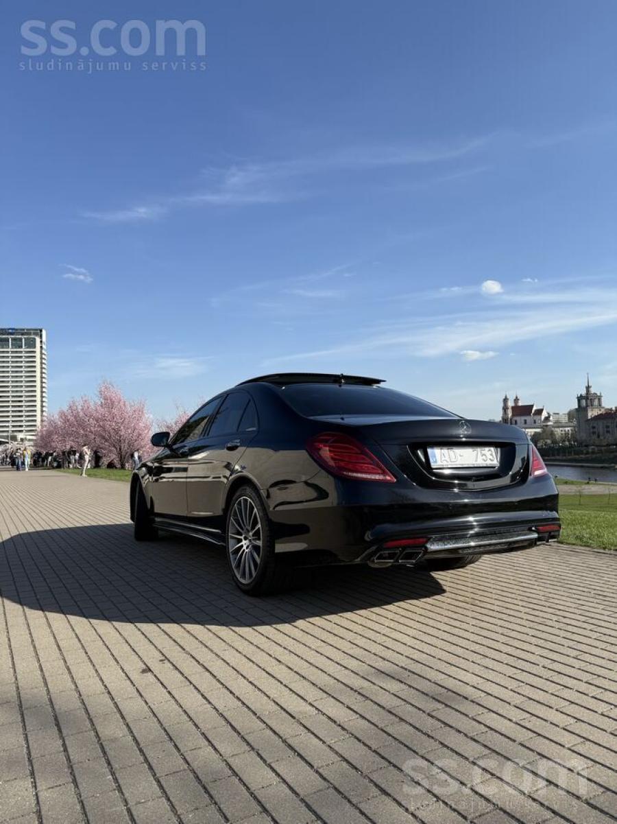 Melns Mercedes-Benz S 350 2014 Rīga, ar dzinēja tilpumu 3.00 L un nobraukumu 165 tūkst. km par 25000 €, foto 5 vietnē AUTOMOTO.COM.LV