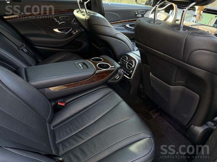 Melns Mercedes-Benz S 350 2014 Rīga, ar dzinēja tilpumu 3.00 L un nobraukumu 165 tūkst. km par 25000 €, foto 8 vietnē AUTOMOTO.COM.LV