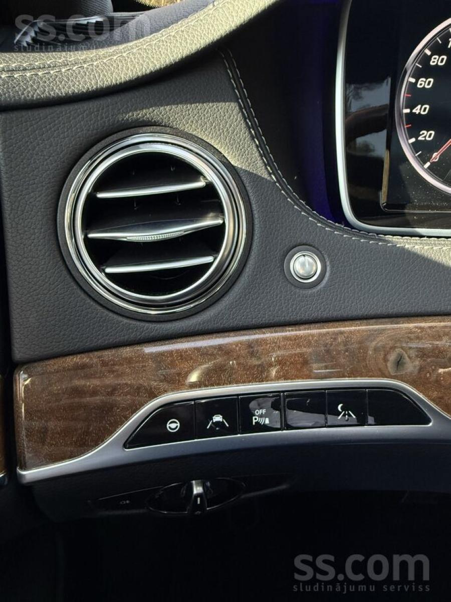Melns Mercedes-Benz S 350 2014 Rīga, ar dzinēja tilpumu 3.00 L un nobraukumu 165 tūkst. km par 25000 €, foto 11 vietnē AUTOMOTO.COM.LV