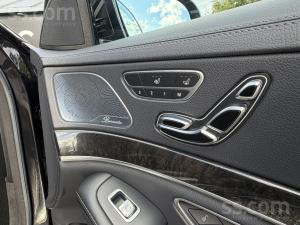 Black Mercedes-Benz S 350 2014 in Riga, with an engine capacity of 3.00 L and mileage of 184 thousand km for 25990 €, photo 9 on AUTOMOTO.COM.LV