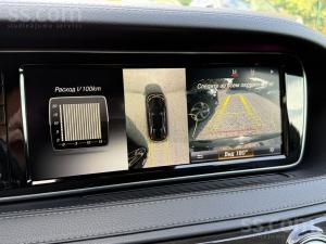 Black Mercedes-Benz S 350 2014 in Riga, with an engine capacity of 3.00 L and mileage of 184 thousand km for 25990 €, photo 17 on AUTOMOTO.COM.LV