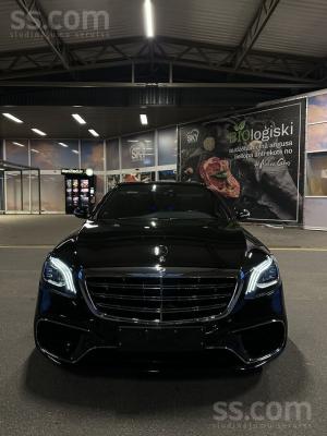 Black Mercedes-Benz S 350 2014 in Riga, with an engine capacity of 3.00 L and mileage of 198 thousand km for 32700 €, photo  on AUTOMOTO.COM.LV