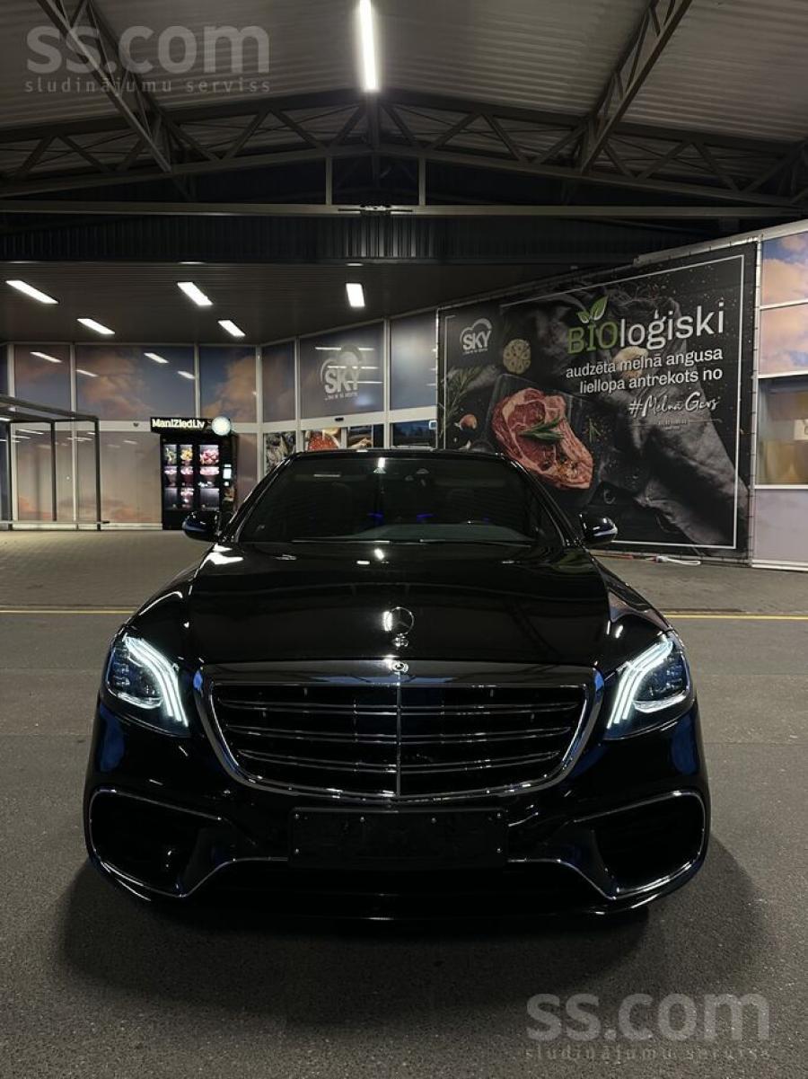 Melns Mercedes-Benz S 350 2014 Rīga, ar dzinēja tilpumu 3.00 L un nobraukumu 198 tūkst. km par 32700 €, foto 1 vietnē AUTOMOTO.COM.LV