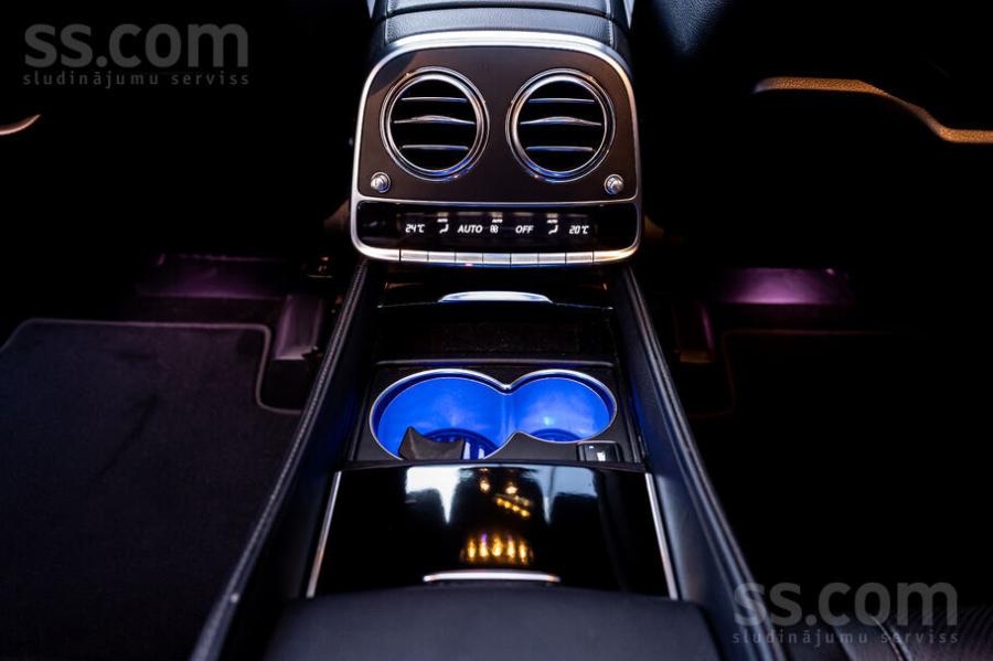 Melns Mercedes-Benz S 350 2014 Rīga, ar dzinēja tilpumu 3.00 L un nobraukumu 198 tūkst. km par 32700 €, foto 23 vietnē AUTOMOTO.COM.LV